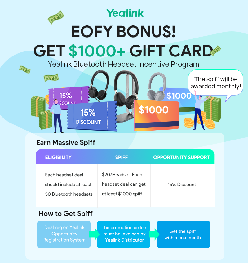 Yealink BH Headset EOFY Incentive Program in AU