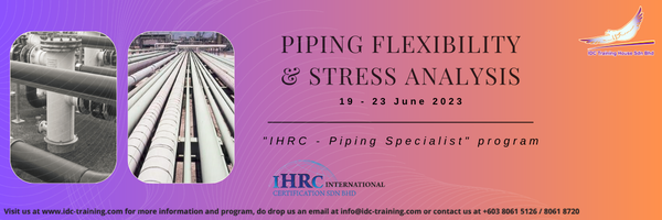 PIPING FLEXIBILITY & STRESS ANALYSIS - June 2023