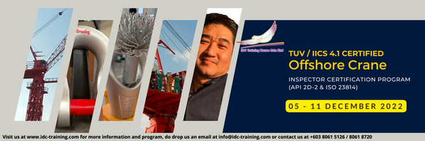 TUV/IICS 4.1 Offshore Crane Inspector - Dec 2022-1